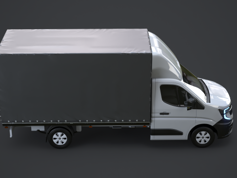 Renault Master 2025 schuifzeilwagen 3D Model in Bus en minibussen ...