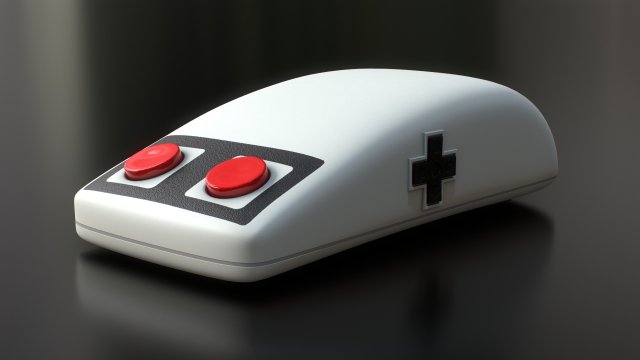 Retro Style Computer Mouse 3Dモデル in コンピューター 3DExport