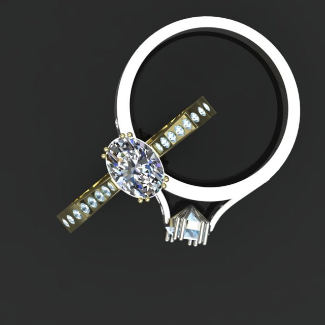 SP Ring 3D Model in Jewellery 3DExport