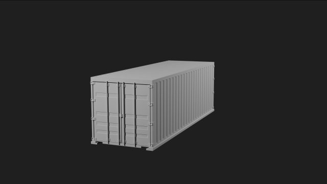 Ship container 3D Model in Shipping Containers 3DExport