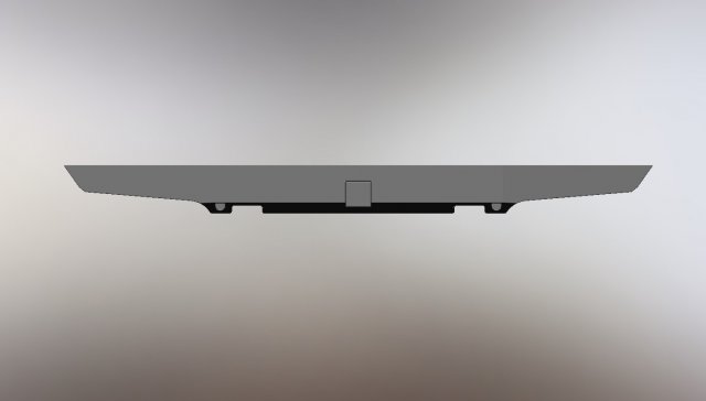 Rear bumper 3D Print Model in Automotive 3DExport