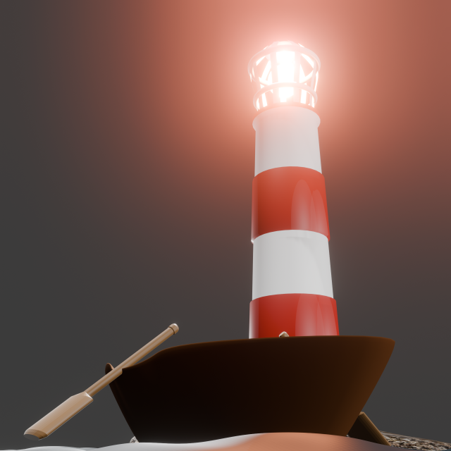 Lighthouse 3D Model in Buildings 3DExport