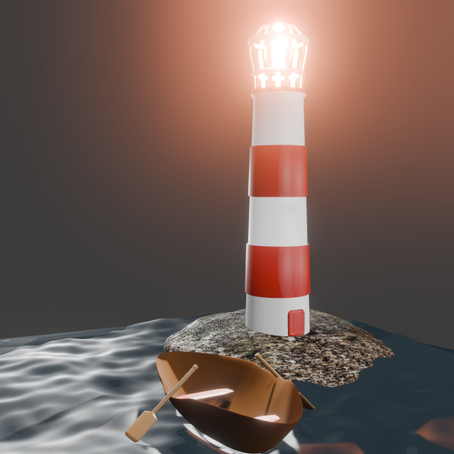 Lighthouse 3D Model in Buildings 3DExport