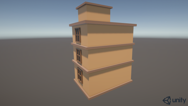 Stylized Low Poly Building 3D Model in Buildings 3DExport