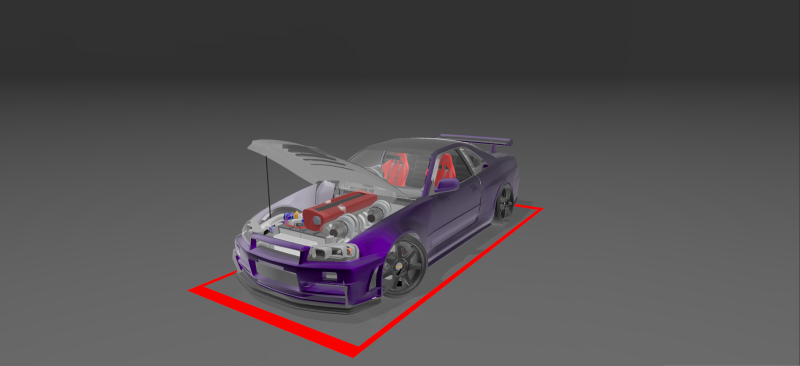 2005 nissan skyline bn-r34 gt-r nismo z-tune 3D Model in Spor Araba ...