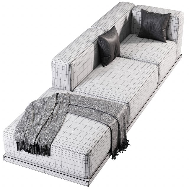 N-S02 Sofa by Karimoku Case Study 3D-Modell in Sofa 3DExport