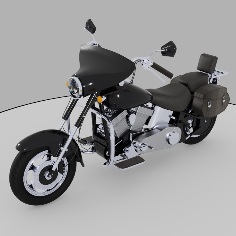 Motorcycle Free 3D Model in Motorcycle 3DExport