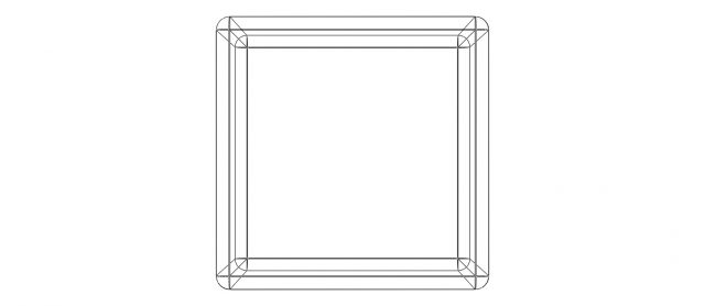 Wireframe Shape Cube Free 3D Print Model in Mathematical art 3DExport