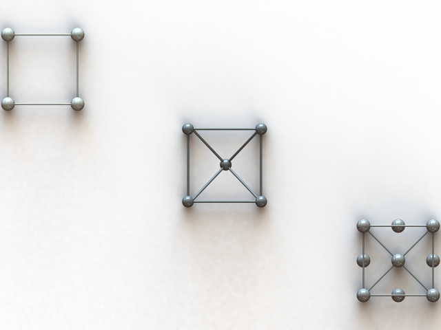 Cubic System Lattices 3D Print Model in Mathematical art 3DExport