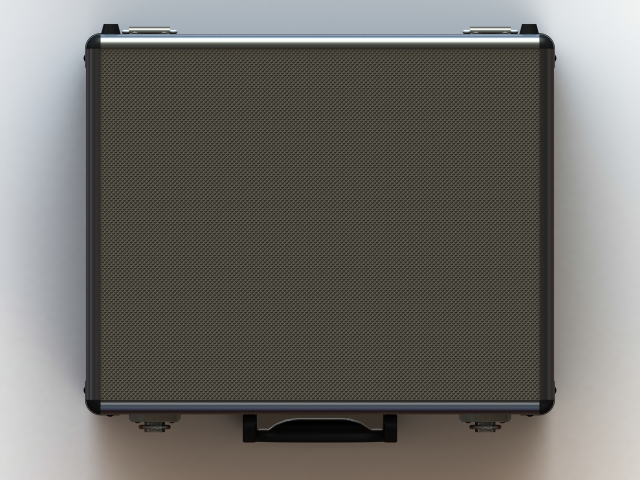 Tool Case Aluminium Radiused Edges 3D Model in Tools 3DExport