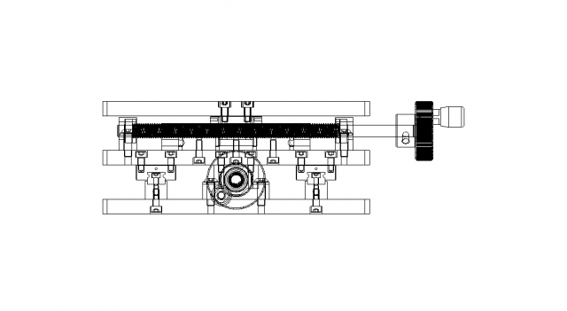 Custom Manual XY Table 3D Model in Tools 3DExport
