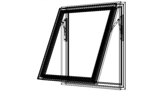 Casement Window- Top Hung Modèle 3D in Porte 3DExport