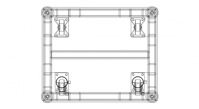 Platform Trolley Base Only 3D Model in Tools 3DExport