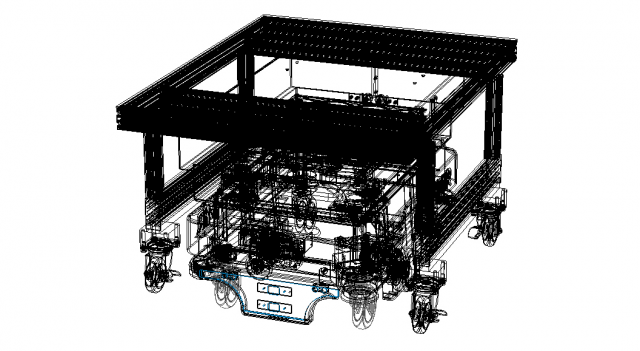 MiR100 Lift Top Module Modelo 3D in Máquinas 3DExport