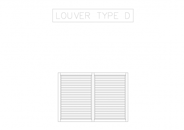 2D Aluminum Louver Top View 3D Model in Decoration 3DExport