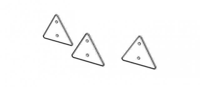 Trailer Triangle Reflectors 3D Model in Trailers 3DExport