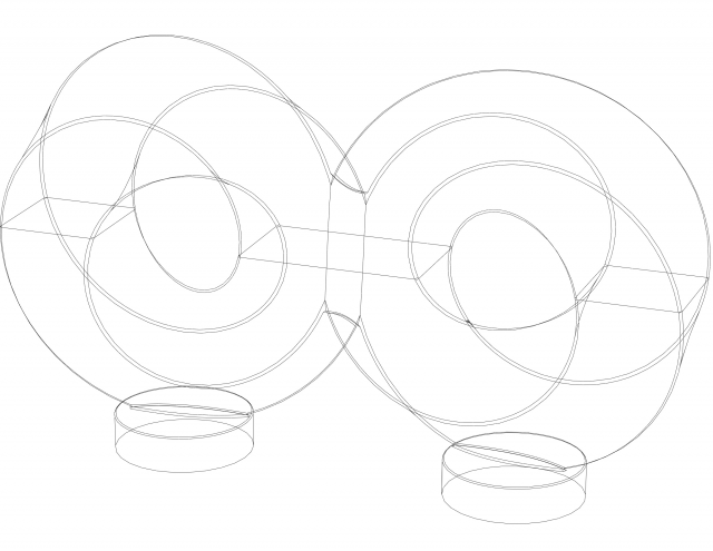 Geometric Infinity Mobius with Stand 3D Print Model in Mathematical art ...