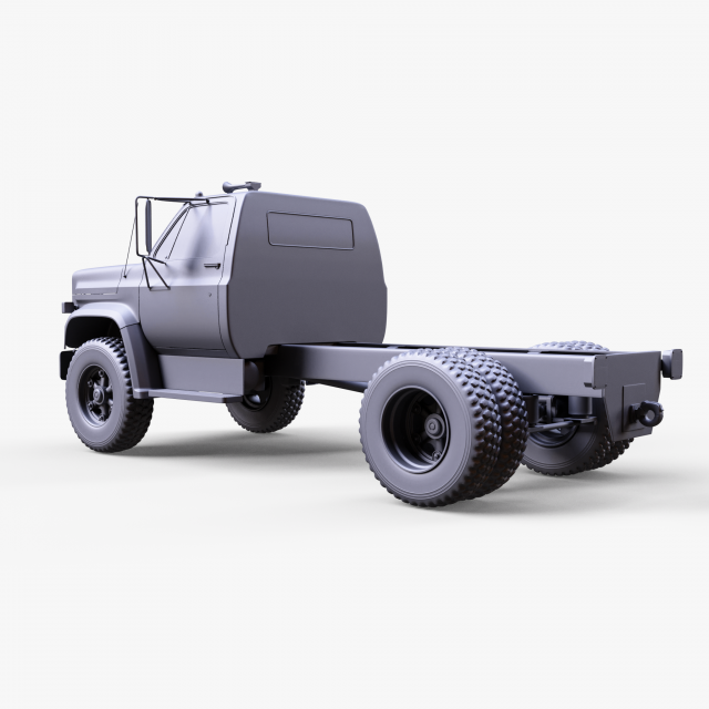 Chevrolet C70 Truck 3D Model in Truck 3DExport