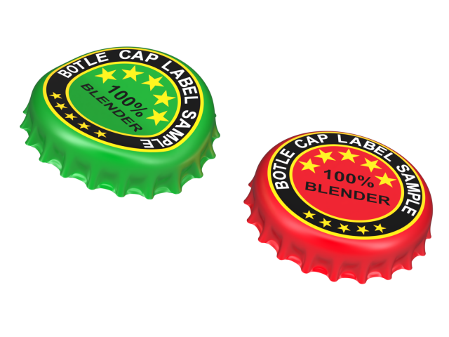 Bottle Cap 3D Model in Beverage 3DExport