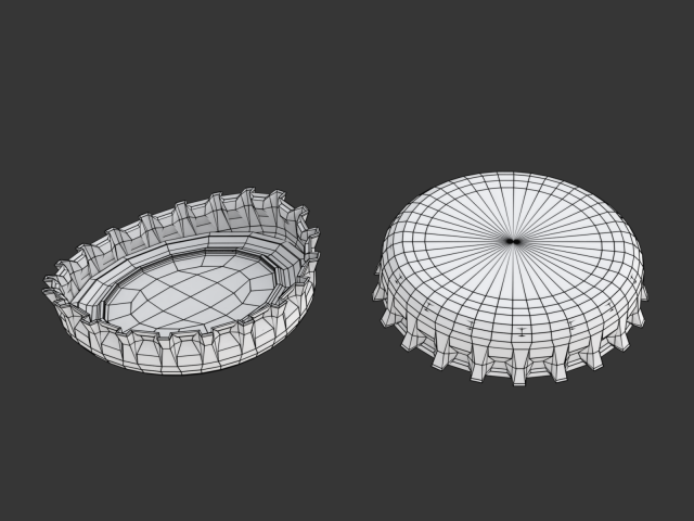 Bottle Cap 3D Model in Beverage 3DExport