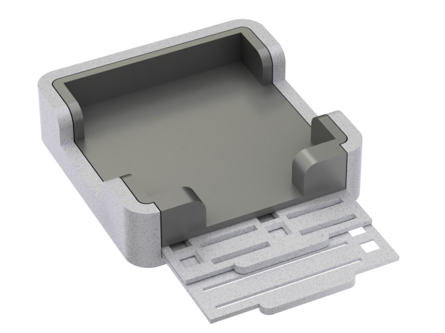 Printable Sticky Note Holder 3D Print Model in Office 3DExport