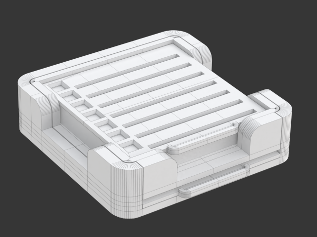 Printable Sticky Note Holder 3D Print Model in Office 3DExport