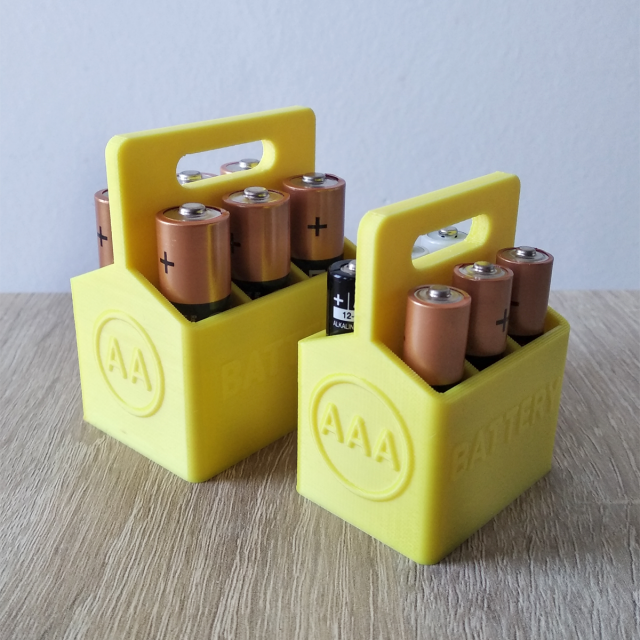 Printable Battery Holder 3D Print Model in Office 3DExport