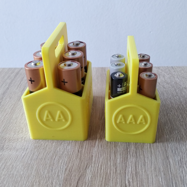 Printable Battery Holder 3D Print Model in Office 3DExport