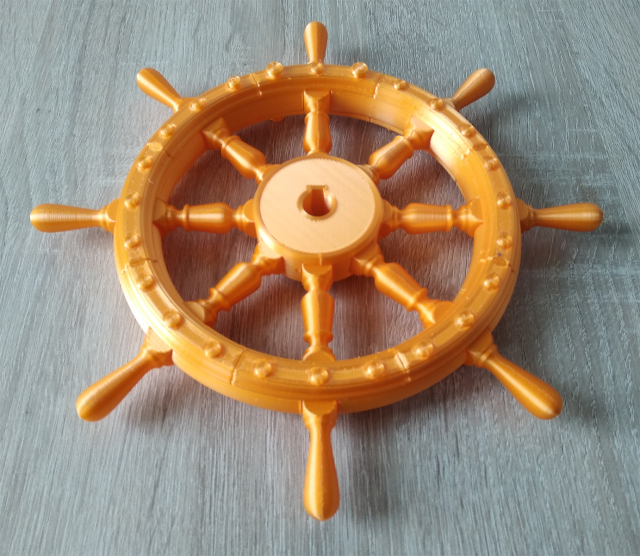 Printable Ship Wheel 3D Print Model in Toys 3DExport