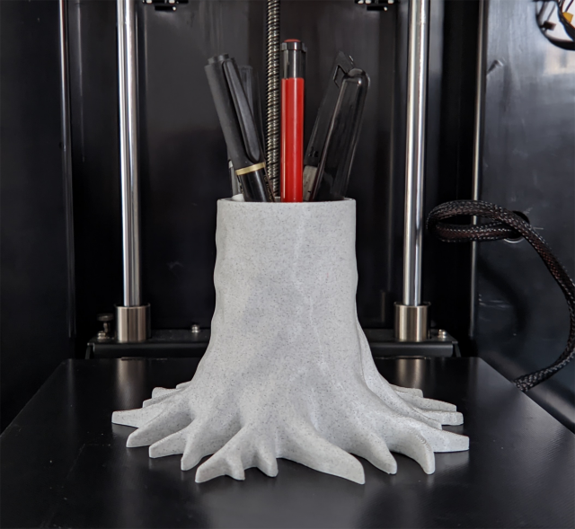 Stump Pencil Holder 3D Print Model in Office 3DExport