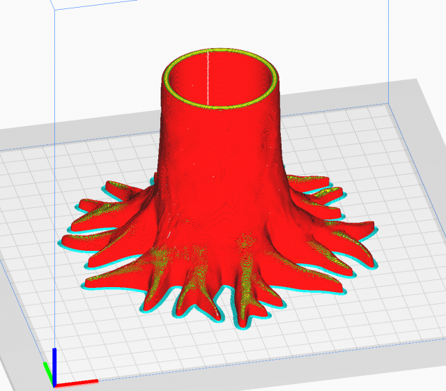 Stump Pencil Holder 3D Print Model in Office 3DExport