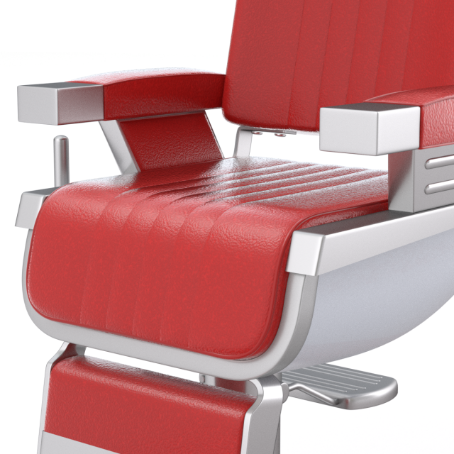 Barber Chair 3D Model in Chair 3DExport