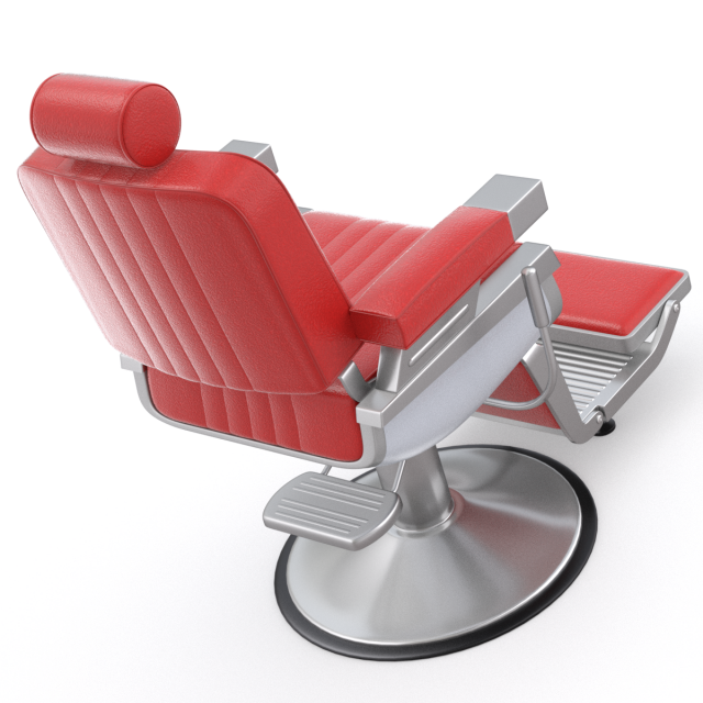 Barber Chair 3D Model in Chair 3DExport