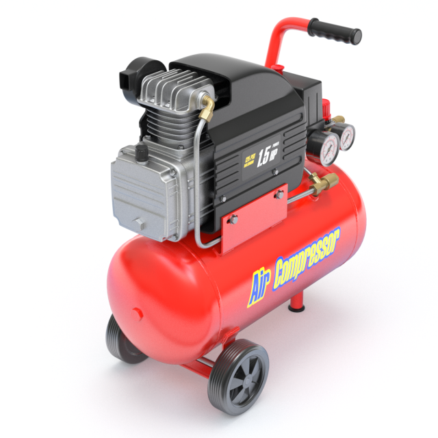 Air Compressor 3D Model in Machines 3DExport