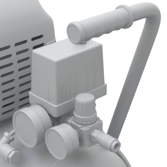 Air Compressor 3D Model in Machines 3DExport