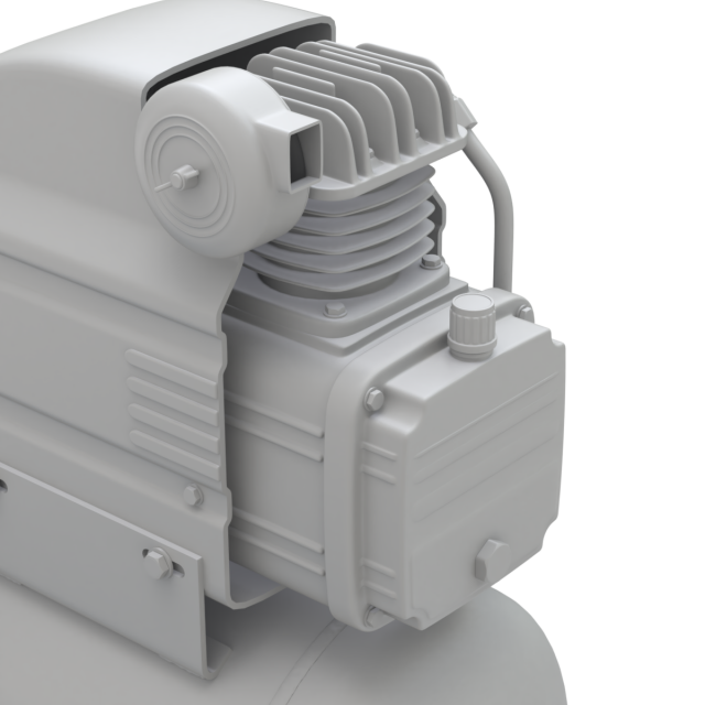 Air Compressor 3D Model in Machines 3DExport