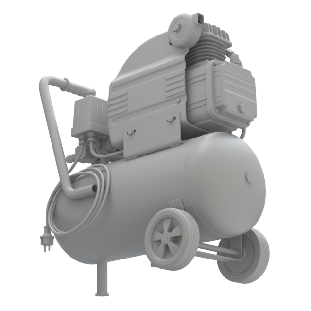 Air Compressor 3D Model in Machines 3DExport