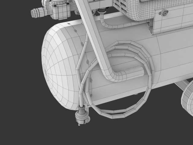 Air Compressor 3D Model in Machines 3DExport