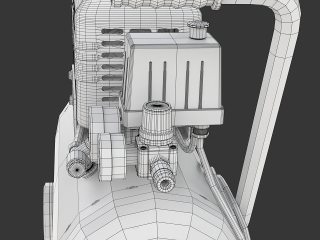Air Compressor 3D Model in Machines 3DExport