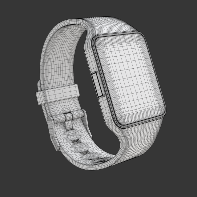 Smart Watch 3D Model in Gadgets 3DExport