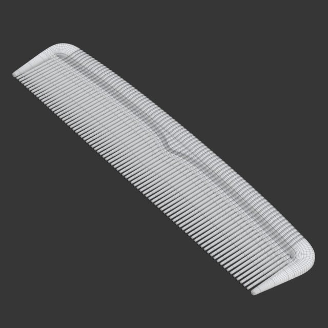 Comb 3D Model in Other 3DExport