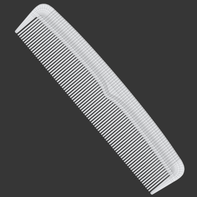 Comb 3D Model in Other 3DExport