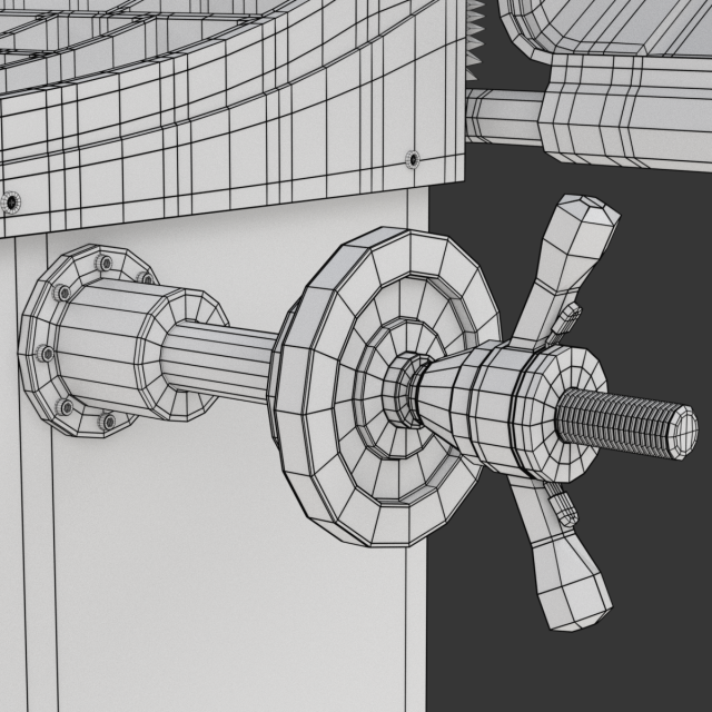 Wheel Balancer With Car Wheel 3D Model in Machines 3DExport