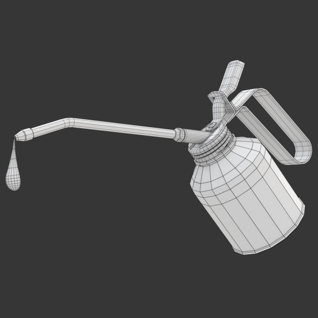 Oil Can 3D Model in Tools 3DExport