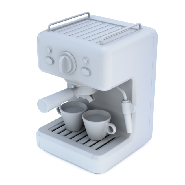 Coffee Machine 3D Model in Household Appliances 3DExport