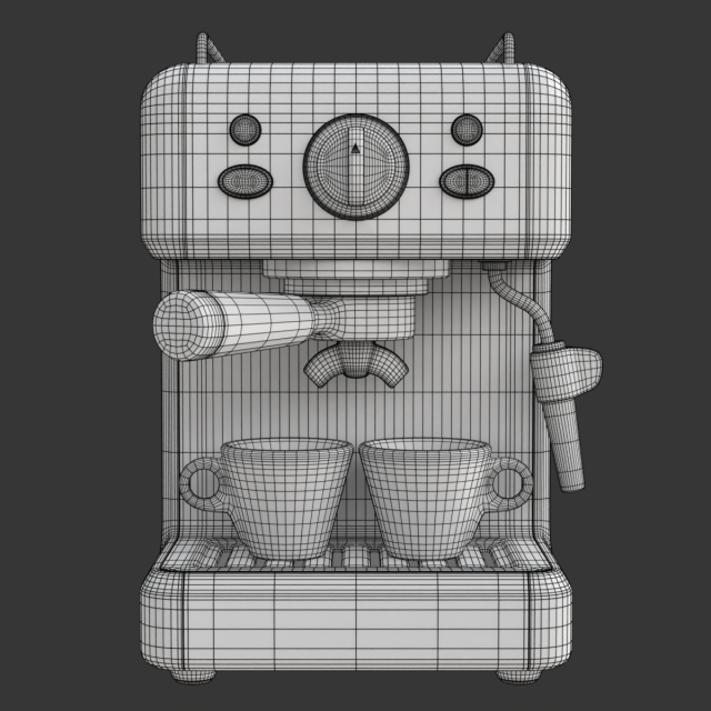 Coffee Machine 3D Model in Household Appliances 3DExport