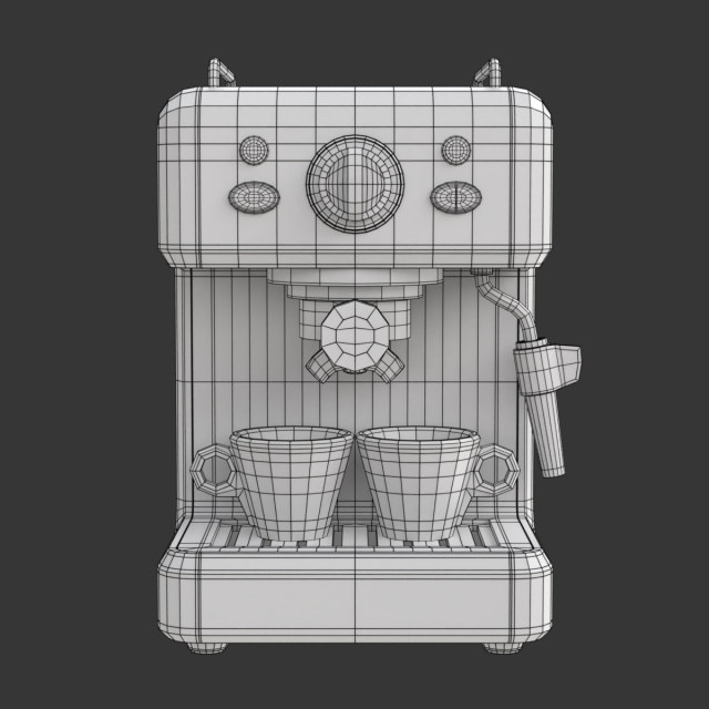 Coffee Machine 3D Model in Household Appliances 3DExport
