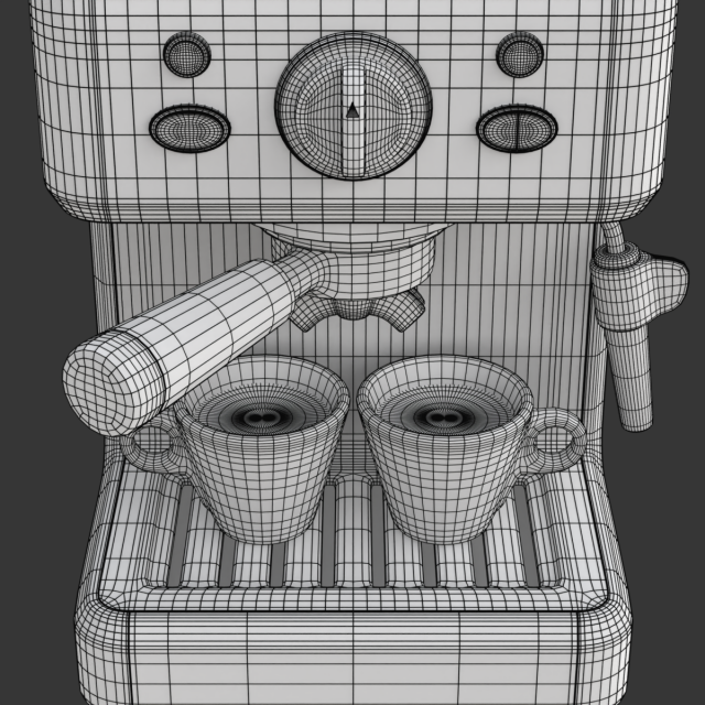Coffee Machine 3D Model in Household Appliances 3DExport