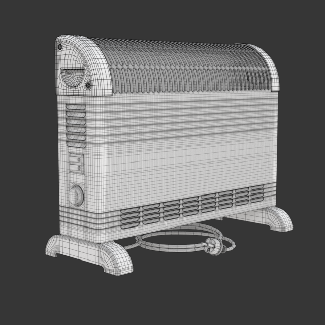 Convector Heater 3D Model in Household Appliances 3DExport