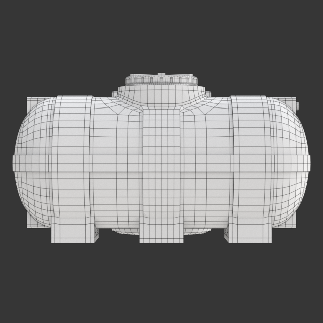Plastic Water Storage Tanks 3D Model in Parts 3DExport
